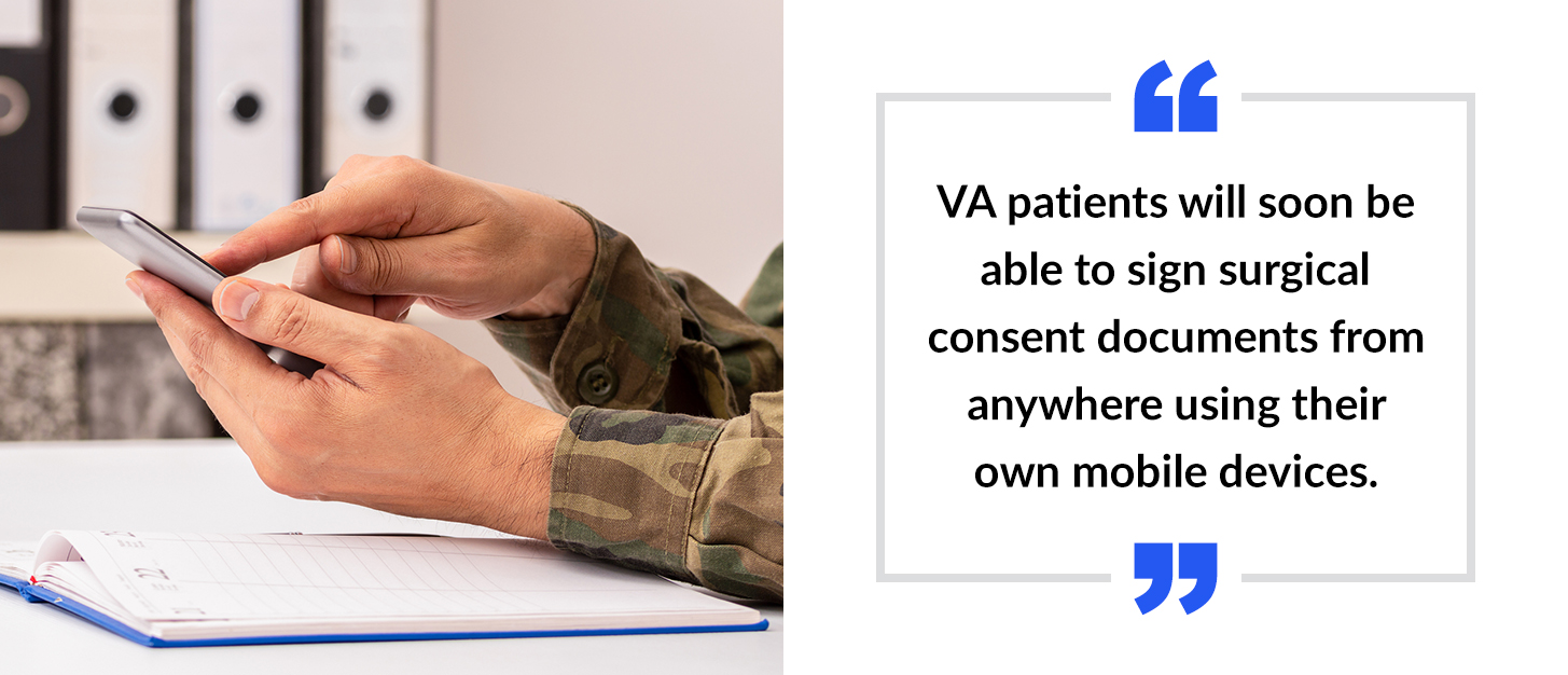 Taylor Healthcare Adds Mobile Signature To VA's iMedConsent™ System